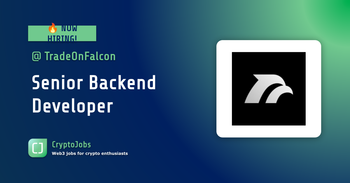 Senior Backend Developer Job at Falcon AI