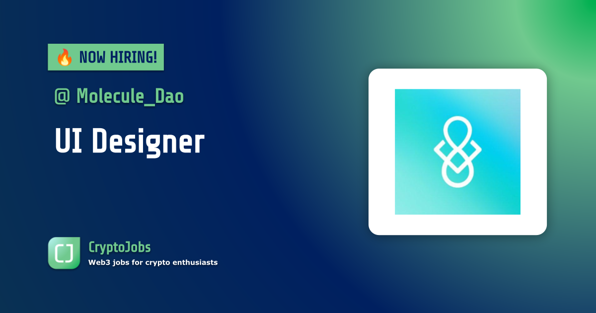 UI Designer Job at Molecule