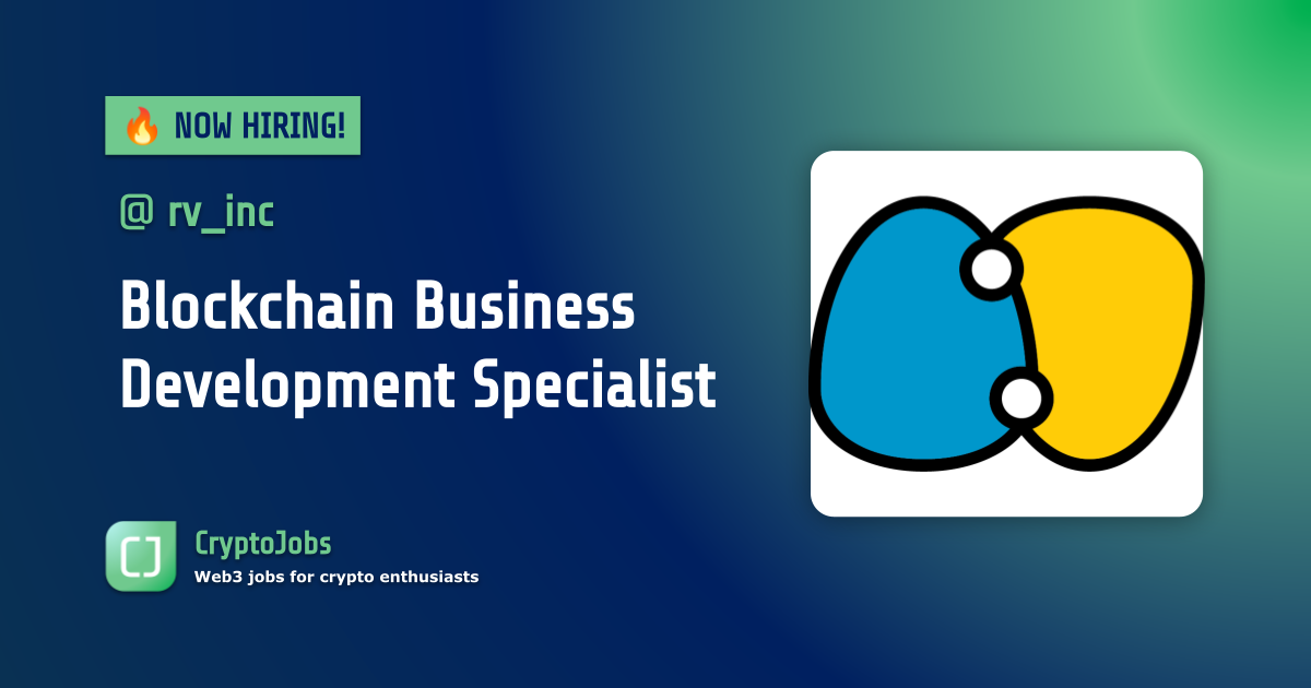 Blockchain Business Development Specialist Job at Runtime Verification