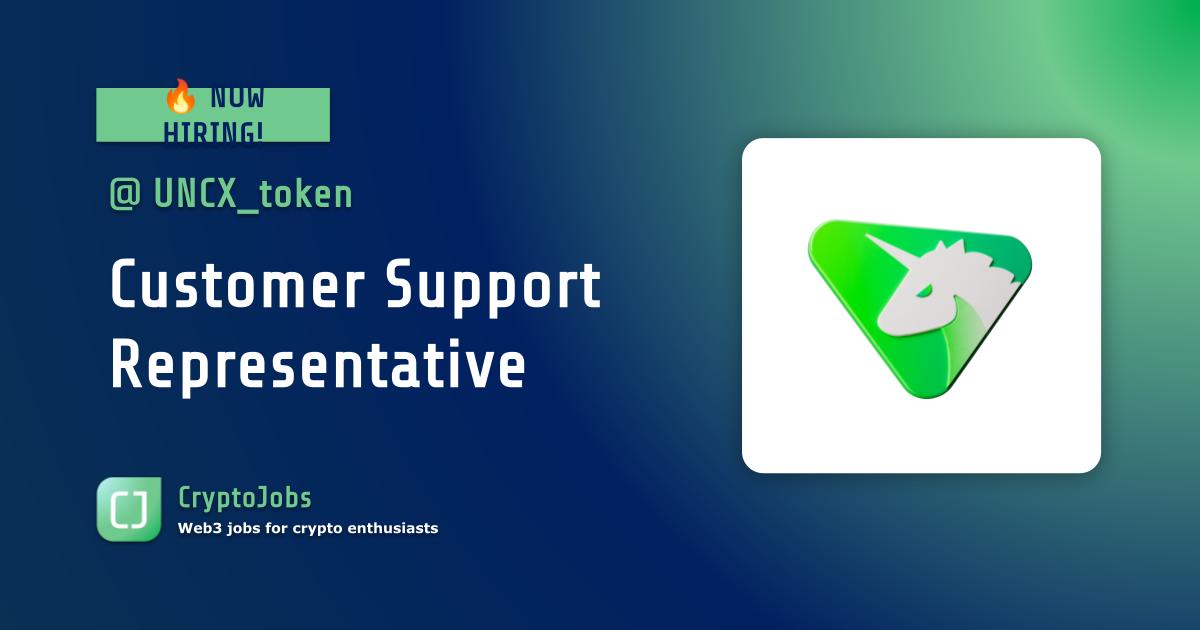 Customer Support Representative Job at UNCX Network