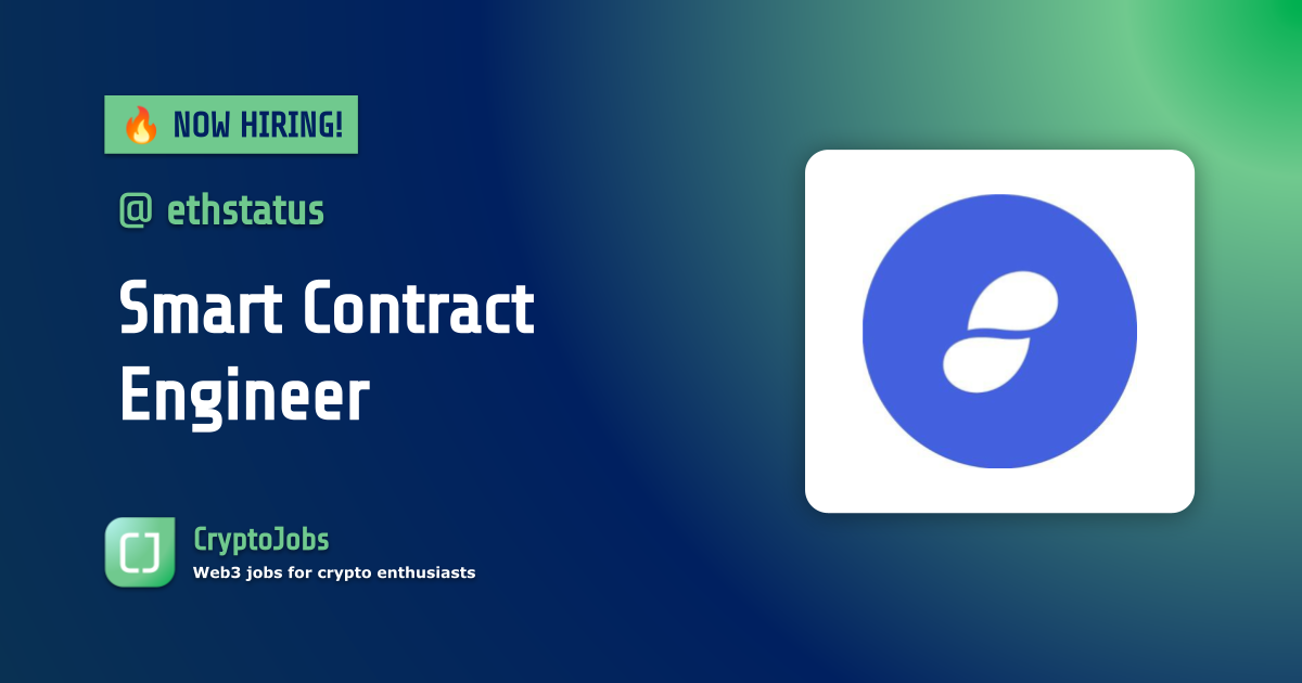 Smart Contract Engineer Job at Status.im