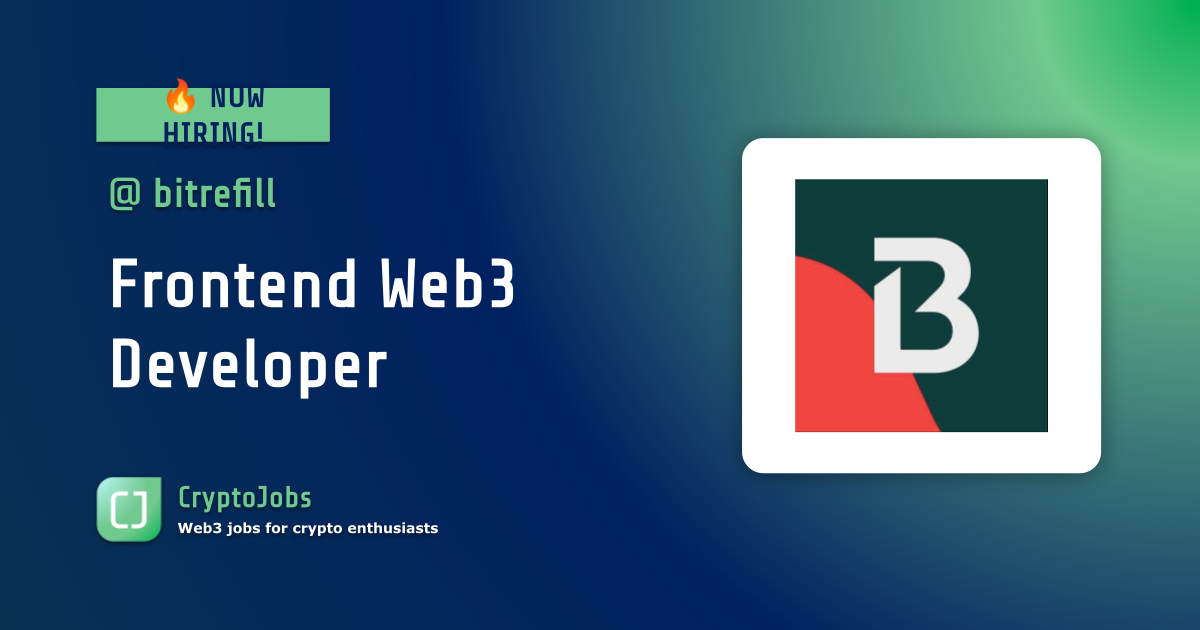 Frontend Web3 Developer Job at Bitrefill