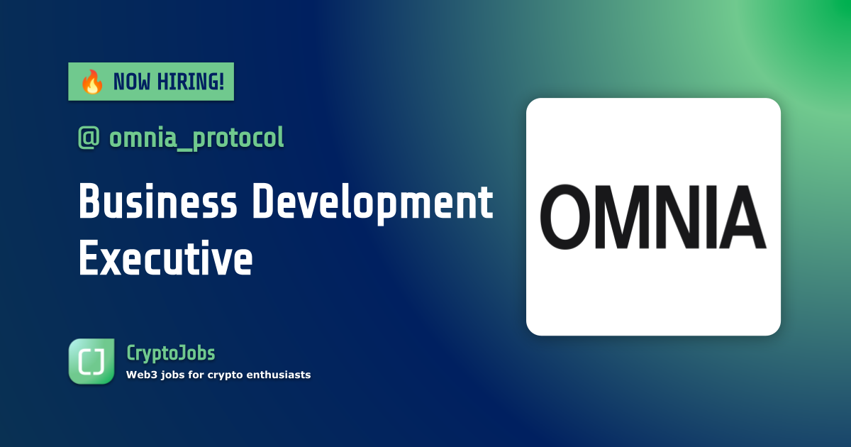 Marketing Manager Job at Omnia Protocol