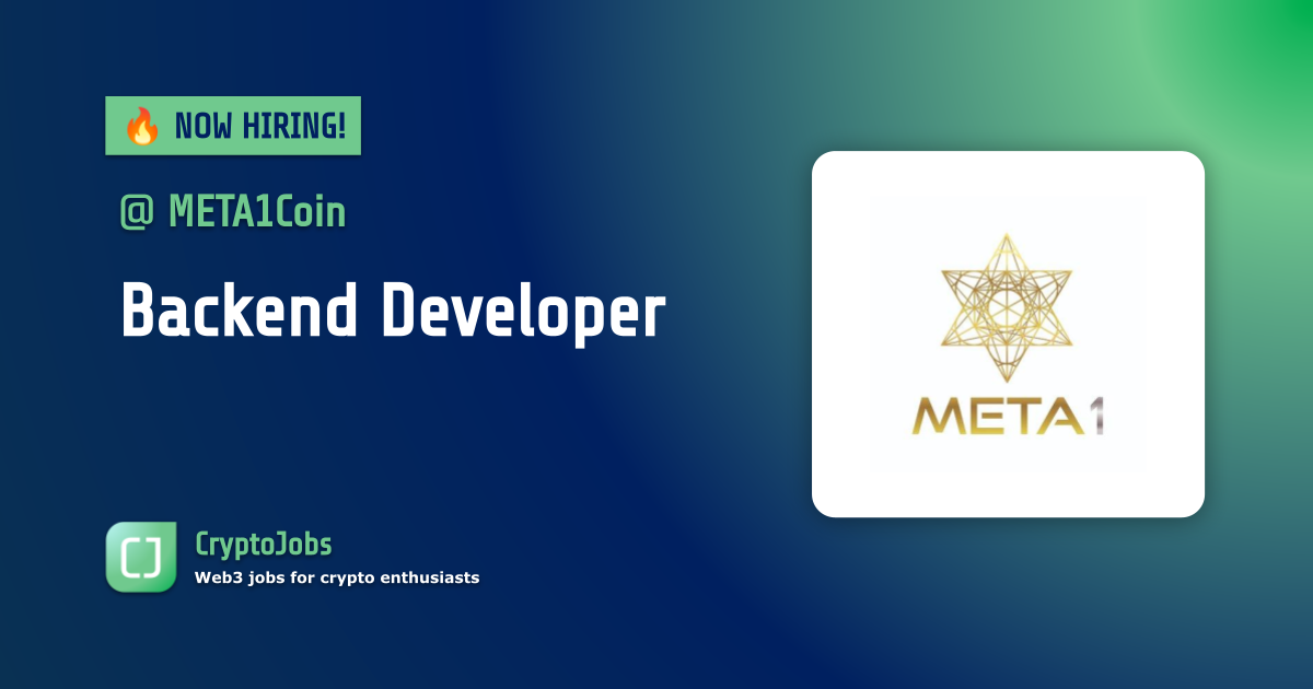 Backend Developer Job at META 1